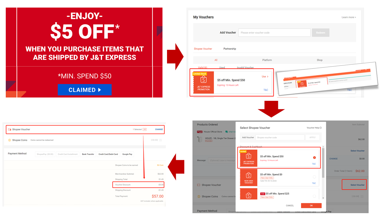 Boost Sales on Shopee with $5 Vouchers