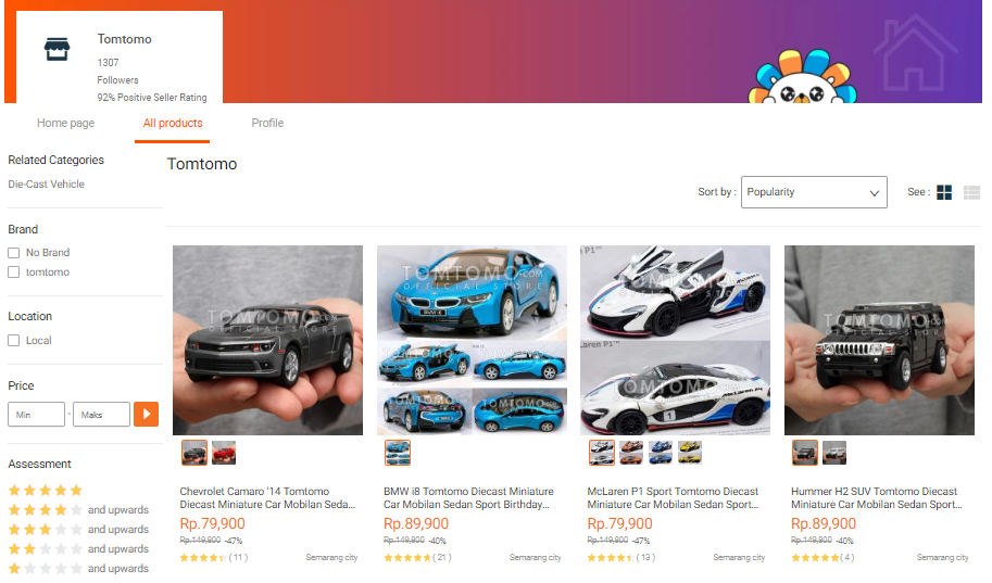 10 examples of successful eCommerce stores on Lazada