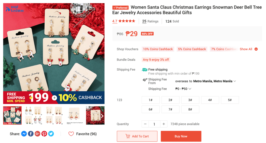 Nine examples of successful eCommerce stores on Shopee